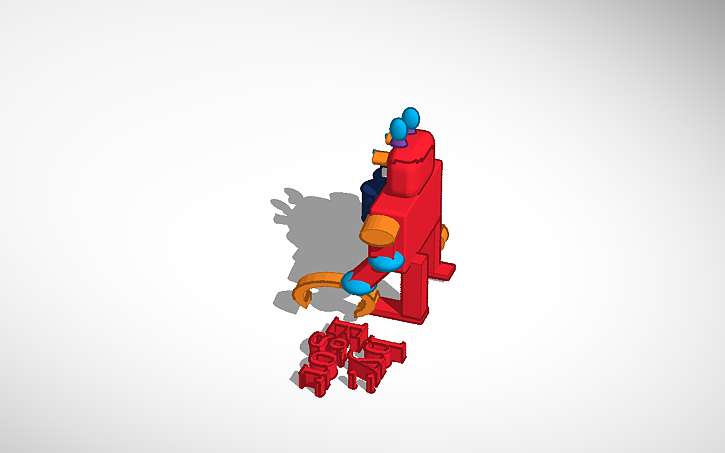 3D design TOY ROBOT | Tinkercad