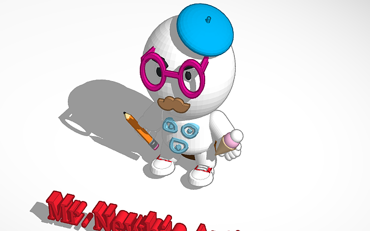3D design Mr. Newbie Artist - Tinkercad
