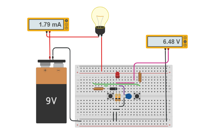 Circuit design Boost Converter Part 3 (non-inverting) with push button ...