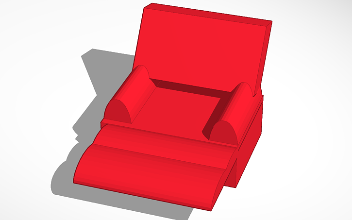 3D design chair - Tinkercad