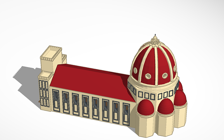 3D design Cathedral - Tinkercad