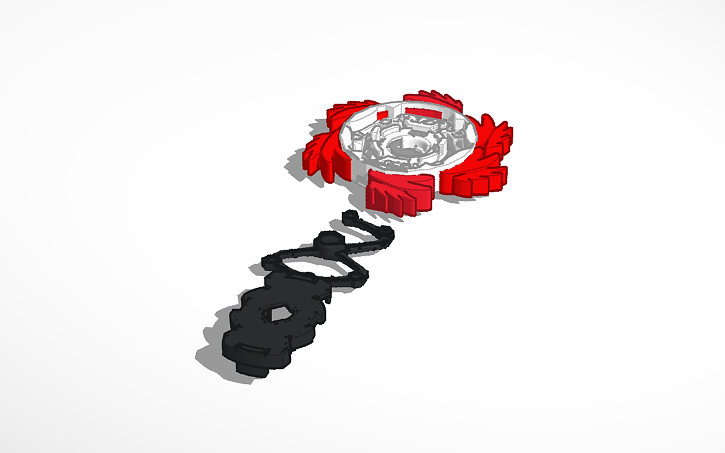 3D design spin stealing beyblade gt layer - Tinkercad