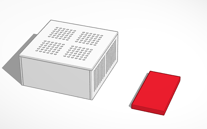 3D design mini itx pc - Tinkercad