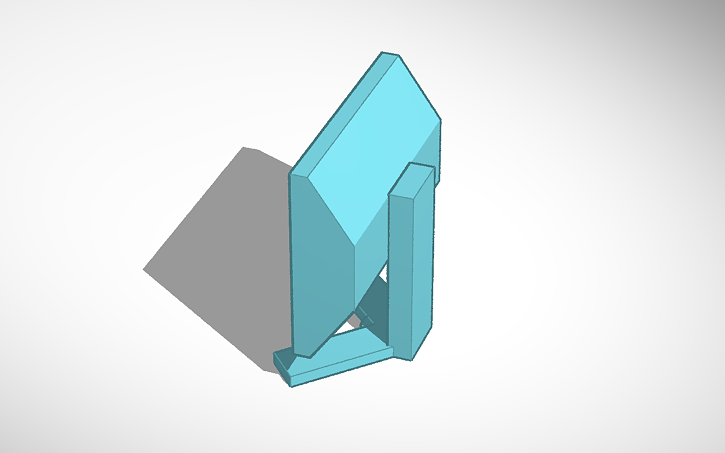 3D design Mock PC monitor - Tinkercad