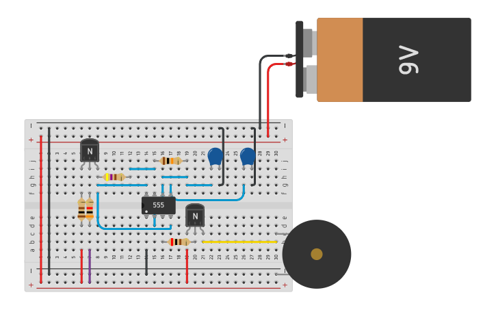 Circuit design Phase 1: Water Sensor - Tinkercad