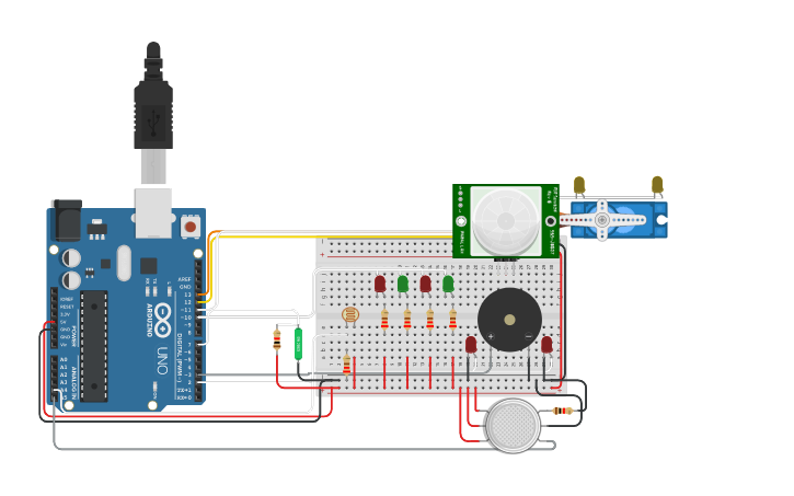 Circuit design 3102 - Embedded Laboratory - Final Exam - Tiqui | Tinkercad