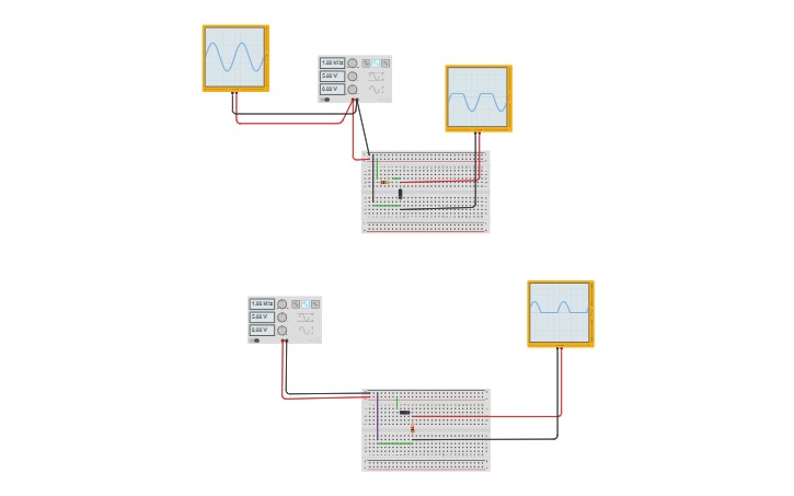 Circuit Design Clipper Circuit Tinkercad