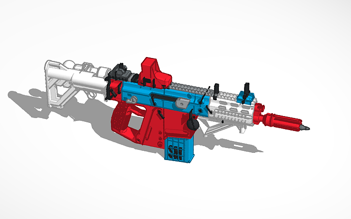 3D design guns - Tinkercad