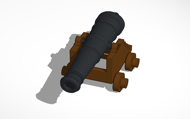 3D design Cannon - Tinkercad