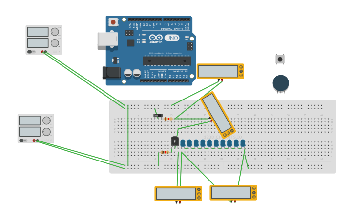 Circuit design Servo - Tinkercad