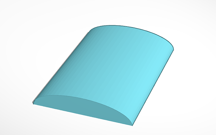 3d Design Semi Circular Prism Tinkercad