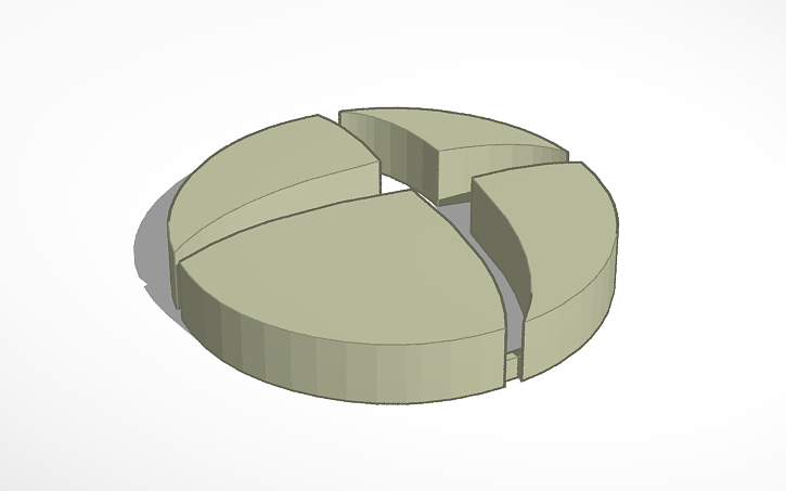 3D design Xbox Logo - Tinkercad