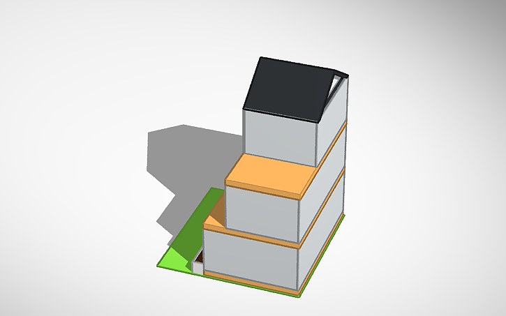 3D design Simple house - Tinkercad