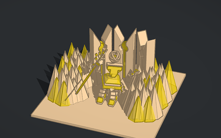 3D design AmberStone monolith giant - Tinkercad