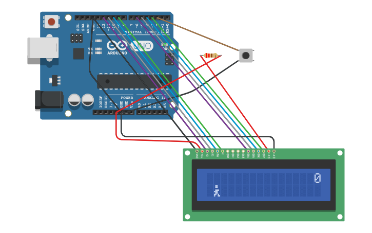 Circuit Design Copy Of Arduino Lcd Game Tinkercad