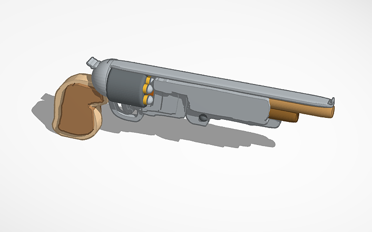 3d Design Revolver Tinkercad