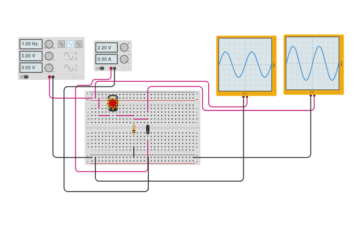 Circuit design Grampeador Negativo Polarizado - Tinkercad
