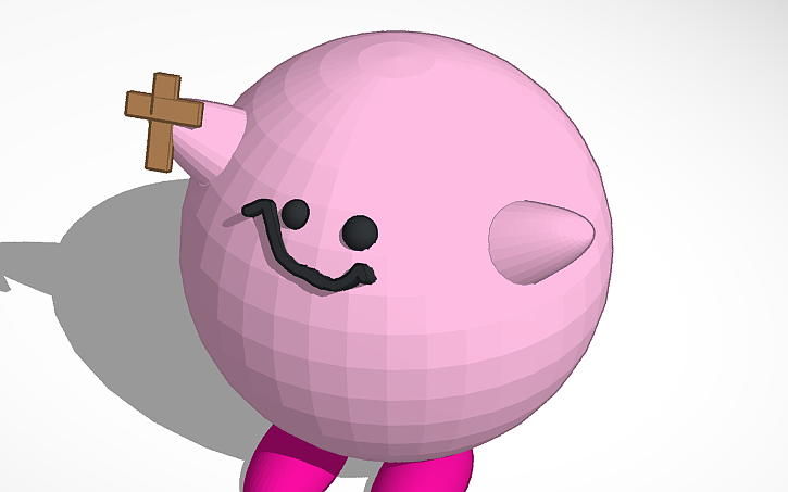 3D design Kirbo - Tinkercad