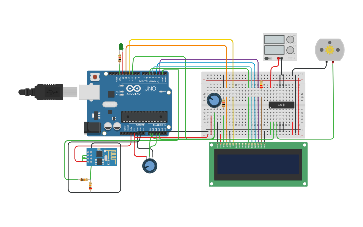Circuit design Copy of Wifi Module ESP8266 - Tinkercad Circuit design Copy of Wifi Module ESP8266 - Tinkercad