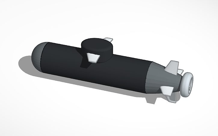 3D design Submarine - Tinkercad