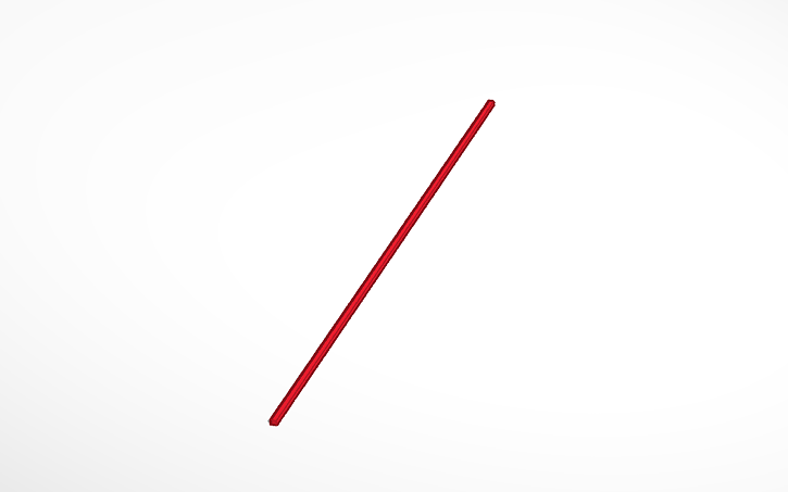 3D design .25 Single Line - Tinkercad