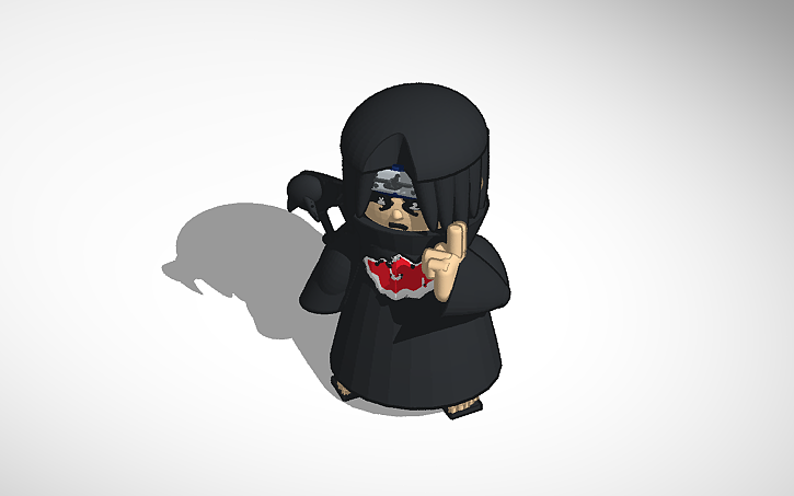 3D design Itachi Uchiha - Tinkercad