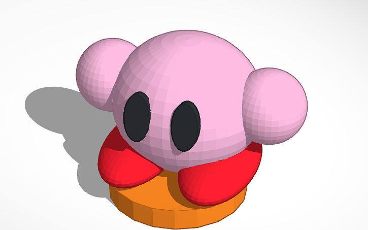 3D design Kirby Figure | Tinkercad