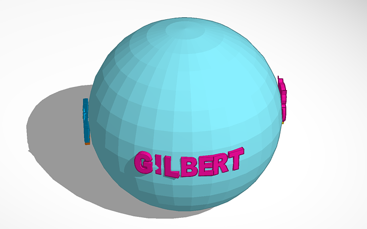 3D design NETBALL - Tinkercad