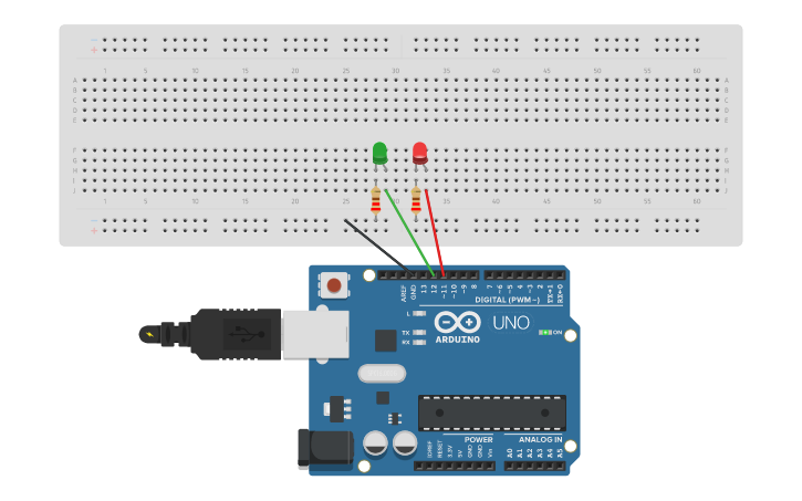 Circuit Design Parallel Tinkercad