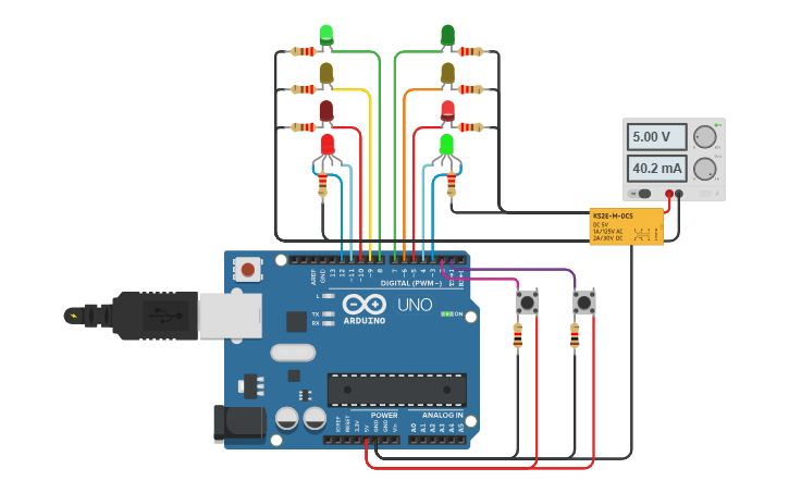 Circuit design SmartCross: Revolutionizing Urban Safety with Pedestrian ...