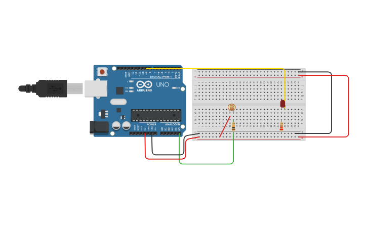 Circuit Design Practica 12a Tinkercad