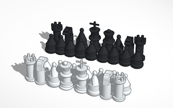 3D design Chess Board | Tinkercad