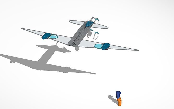 3D design Plane - Tinkercad