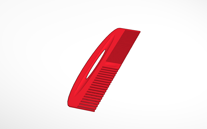 3D design Cool Comb - Tinkercad