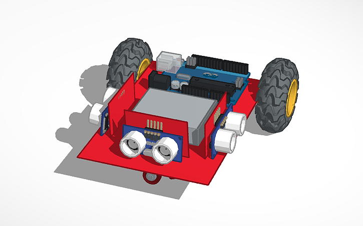 3D design Chasis - Tinkercad