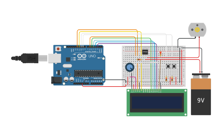 Circuit design Arduino Project - Tinkercad