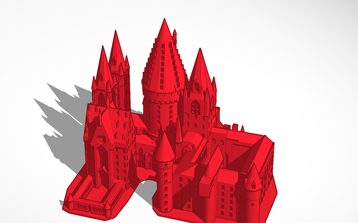 3D design castle - Tinkercad