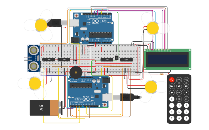 Circuit Design Drone Project Tinkercad