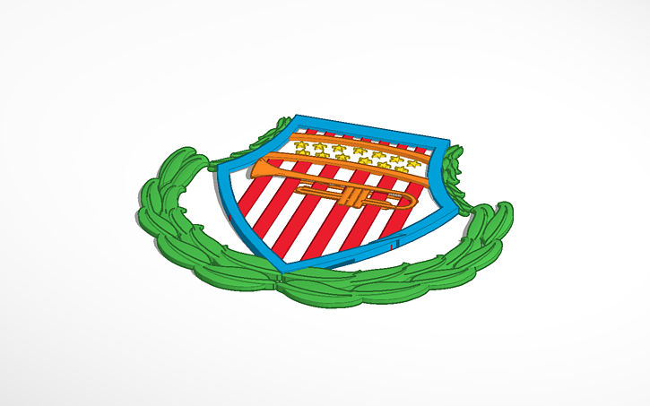 3D design Civil War Emblem | Tinkercad