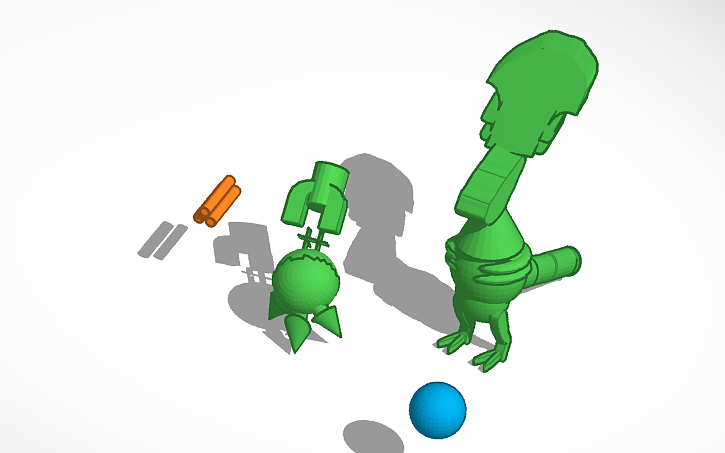 3D design alien | Tinkercad