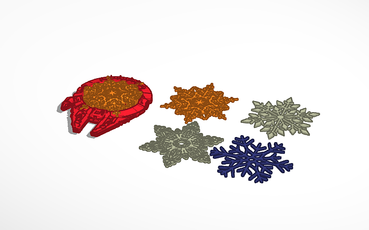 3D design Snowflakes | Tinkercad