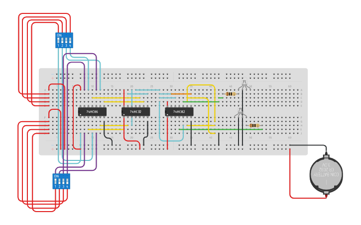 Circuit Design Password Lock Final Tinkercad