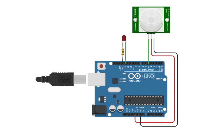 Circuit design pressure sensor - Tinkercad