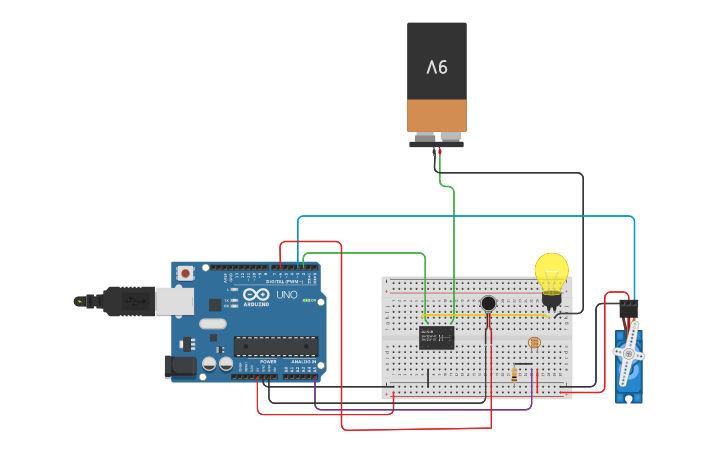 Circuit Design Vibration Moter Tinkercad
