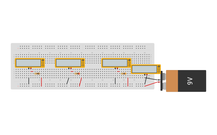 Circuit design Parallel Circuit Sample Aug2020 | Tinkercad