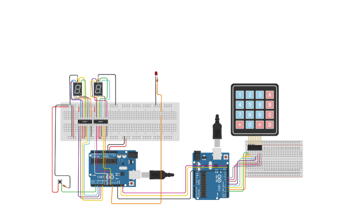 Circuit design Copy of Embedded Systems Design Project - Tinkercad