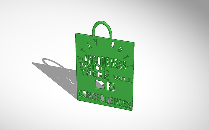 3D design Keep Out Sign (For People Who Have Little Brother/Sister ...