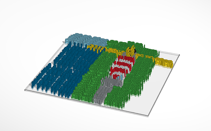3d Design String Lighthouse Tinkercad