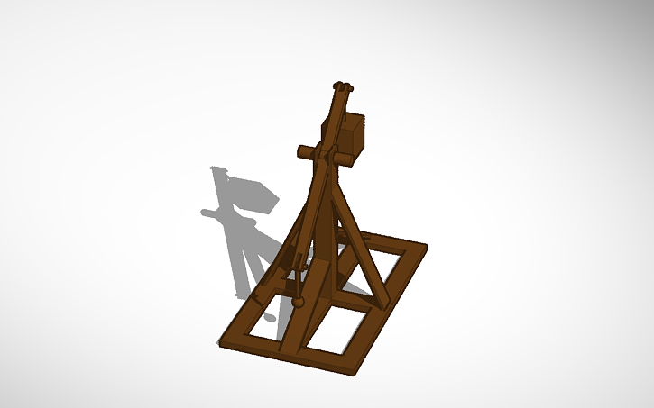 3D design Trebuchet - Tinkercad