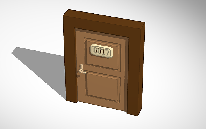 3D design doors door - Tinkercad